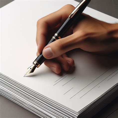 Mano Sosteniendo Un Lapiz Foto Premium