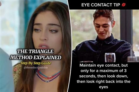 How TikToks Triangle Method Will Elevate Your Flirting Technique En