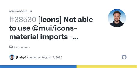Icons Not Able To Use Muiicons Material Imports Module Not Found