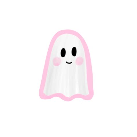 Pink Ghost Sticker