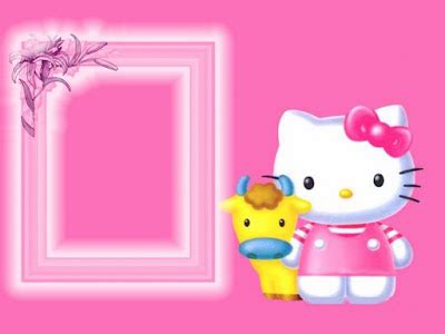 Me Gusta La Clase De Religión Marcos Para Fotos De Hello Kitty