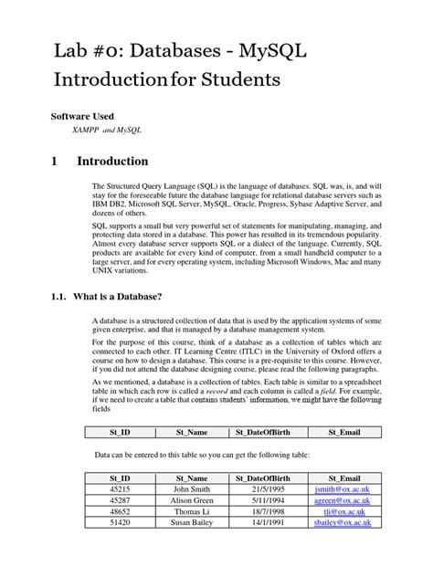 Dm006w Mysql Introduction Online Oct20 En V Pdf Relational Database