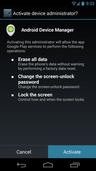 Android Device Manager Remotely Ring Wipe And Lock Your Phonetablet