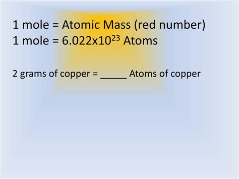 PPT Moles And Molecular Mass PowerPoint Presentation Free Download ID