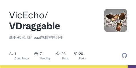 Github Vicecho Vdraggable H React