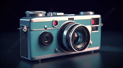 retro camera in 3d rendering background 3d wallpaper wallpaper design