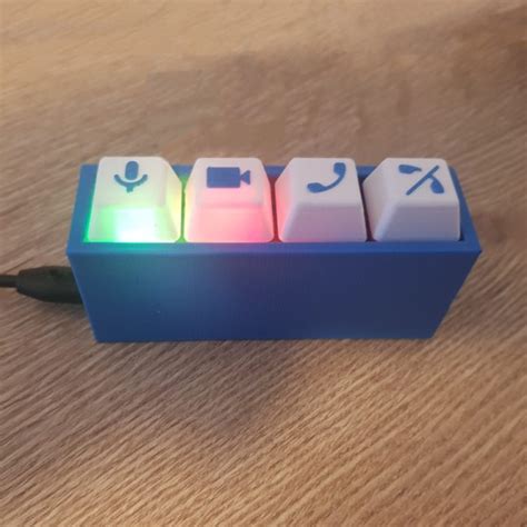 a useful macro pad for microsoft teams hackaday