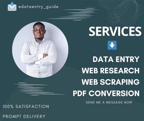 do accurate data entry data scraping mining web research and pdf