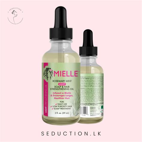 Mielle Rosemary Mint Light Scalp And Hair Strengthening Oil 59ml Lkr