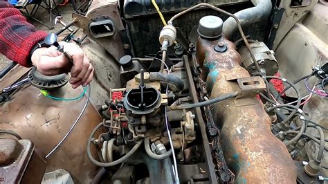 Jeep CJ choke install - YouTube