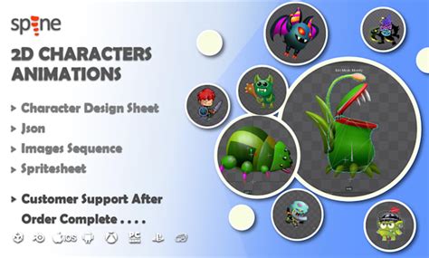 Do 2d Spine Character Animation For Unity By Sufyanraza8004 Fiverr