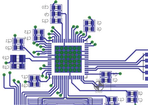 Pcb Design Microcontroller And Decoupling Capacitors On The VDD Layer Electrical Engineering