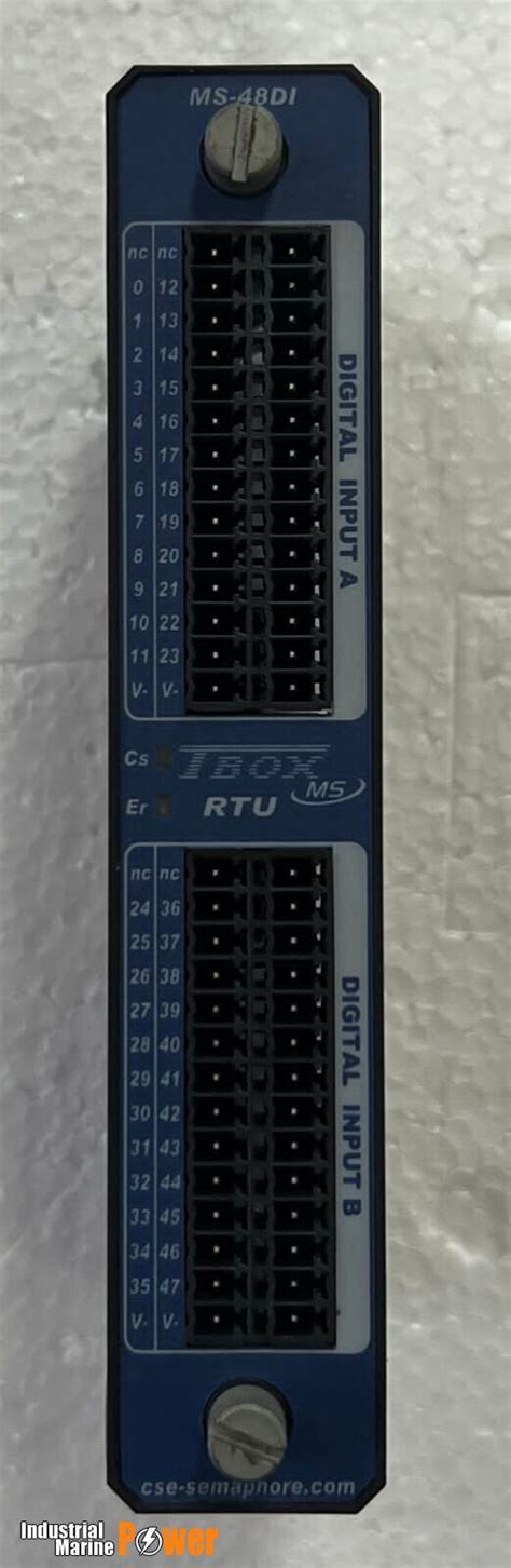 TBOX MS 48DI DIGITAL INPUT MODULE REV I 02 For Sale
