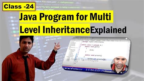 Java 20 Multi Level Inheritance Youtube