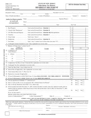 Fillable Online Fillable Online Form IT R Inheritance Tax Return Resident Fax Email Print
