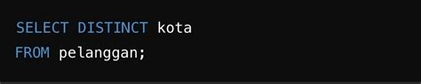 Perintah Select Dalam Sql And Contoh Penggunaannya