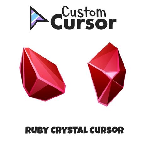 Ruby Crystal Cursors Custom Cursor In 2022 Ruby Crystal Crystals