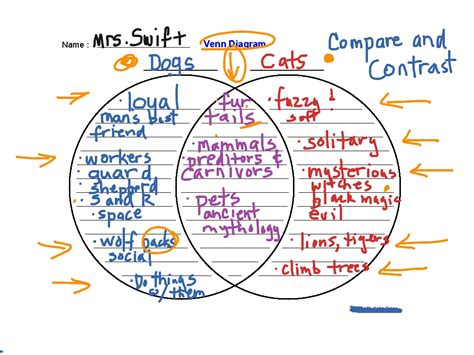 How To Use A Venn Diagram To Compare Venn Diagram Contrast C