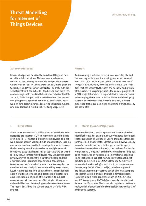 PDF Threat Modelling For Internet Of Things Devices