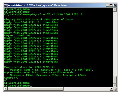 Ipv6 Mobility Testing Topology Network Paths Of R0pa