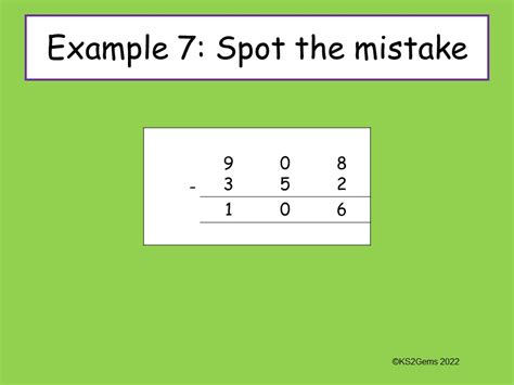 Y3 Maths Addition And Subtraction Spot The Mistake Teaching Resources