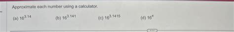 solved approximate each number using a