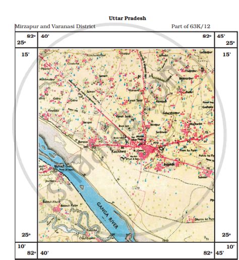 NCERT Solutions For Practical Work In Geography English Chapter Topographical Maps Latest
