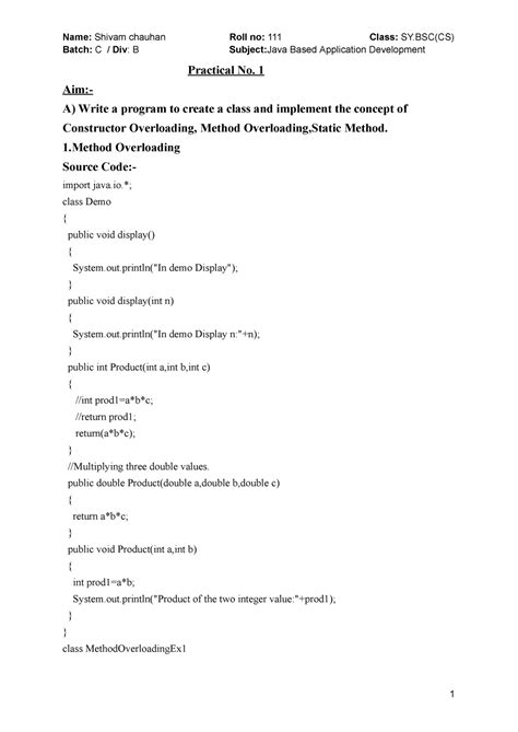 shivam coire javashivam java batch c div b subject java based