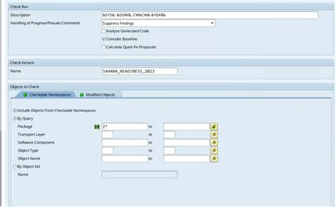 How To Configure And Execute The Abap Test Cockpit Atc For Sap S4 Hana