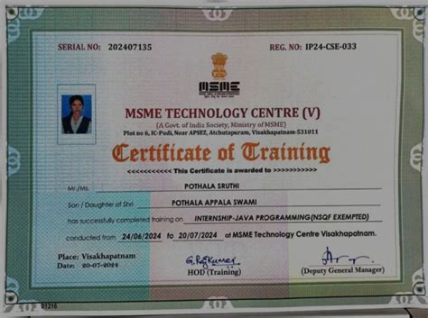 Javaprogramming Internship Trainingcompletion Msmetechnologycentre