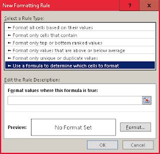 Conditional Formatting Pada Baris Tabel Dengan Microsoft Excel Study On Sunday