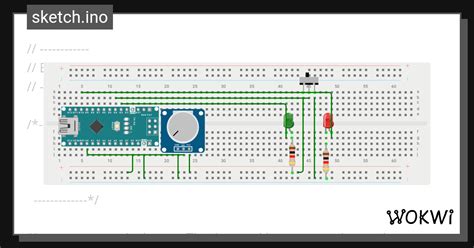 Potentiometer Wokwi Esp32 Stm32 Arduino Simulator