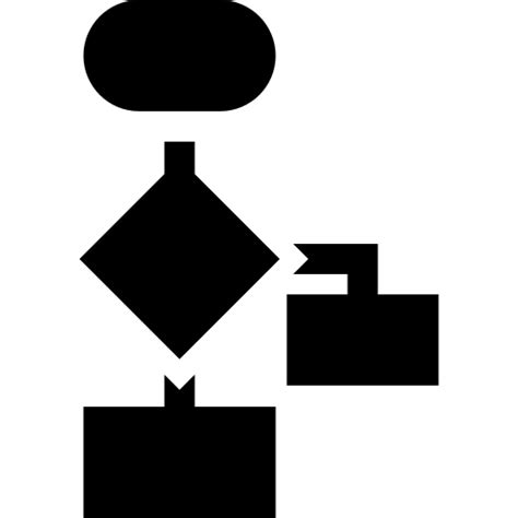 Algorithm Basic Straight Filled Icon