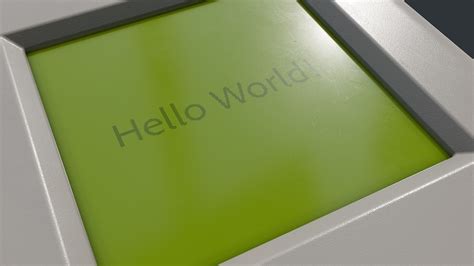 Lcd Screen Procedural Pbr Material Texture Cgtrader