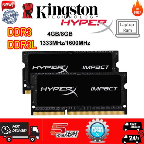 Kingston Hyperx Ddr3l Ddr3 Laptop Ram 4gb8gb 13331600mhz Sodimm