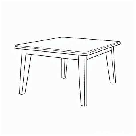 Simple Table Illustration Stable Diffusion Online