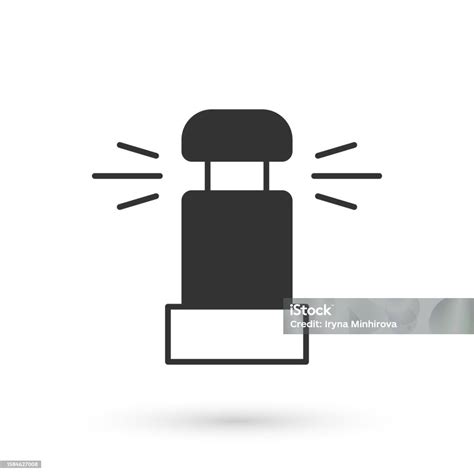 회색 자동 관개 스프링클러 아이콘은 흰색 배경에 분리되어 있습니다 급수 장비 정원 요소 스프레이 건 아이콘입니다 벡터 건강관리와 의술에 대한 스톡 벡터 아트 및 기타 이미지