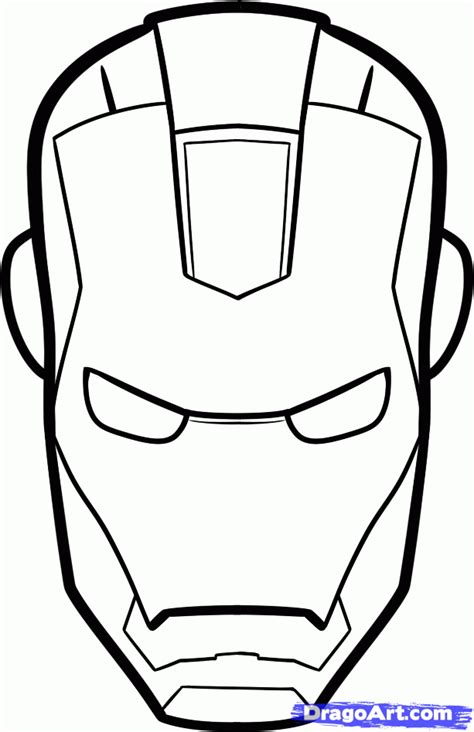 Picture Used To Make Iron Man Pattern Simplified Down To One Red Piece And One Yellow Iron