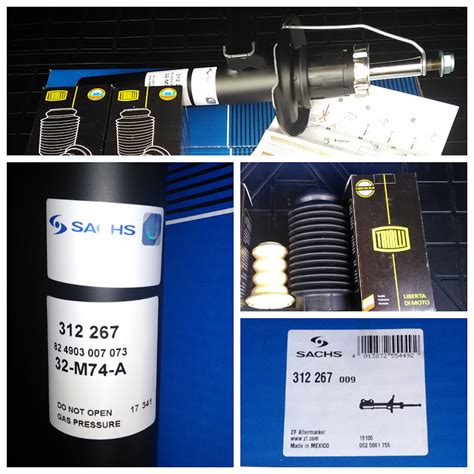 312267 Амортизатор для AUDI, SEAT, SKODA, VW SACHS | Запчасти на DRIVE2