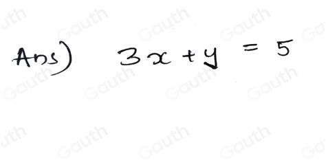 Solved How To Determine Equation Algebra