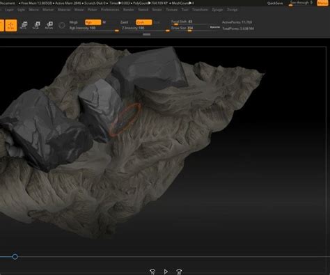 Artstation Terrain Tile Texture And Rock Game Asset Sculpting Tutorial Tutorials