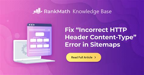 How To Fix Incorrect Header Content Type Error In Sitemaps Rank Math