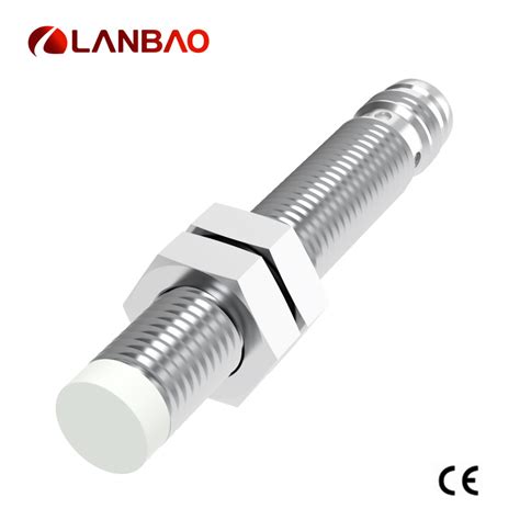 Lanbao Non Flush 2mm M8 Metal Connector Inductive Proximity Sensor Pnp
