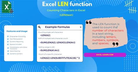 Counting Characters In Excel By Len Function