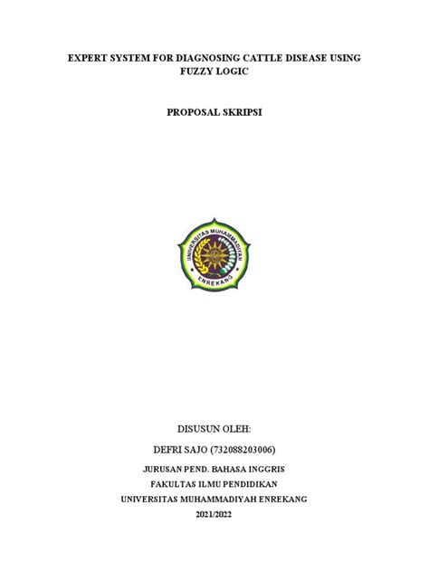 expert system for diagnosing cattle disease using fuzzy logic pdf