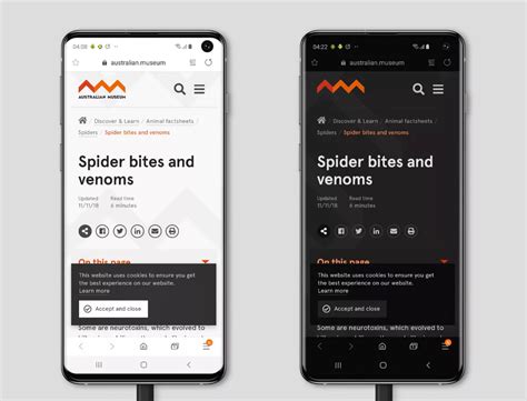Samsung Internet Browser And Night Mode Beware The Dark Side