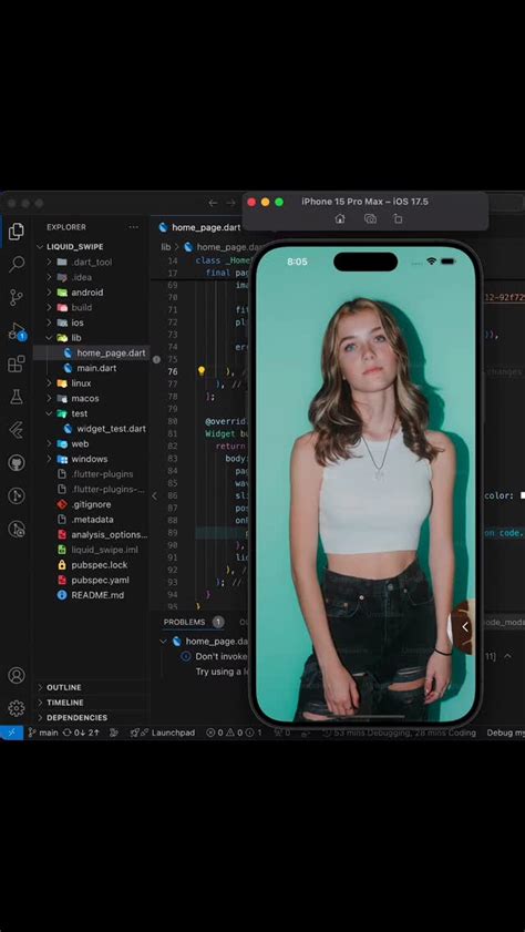 Hammad Ali Flutter Developer Liquid Swipe Animation In Flutter 💝