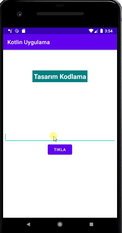 Kotlin ile Android EditText Girişini Programatik Olarak Sayı Türüne