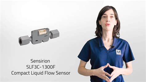 mouser electronics sensirion slf3c 1300f liquid flow sensor on vimeo