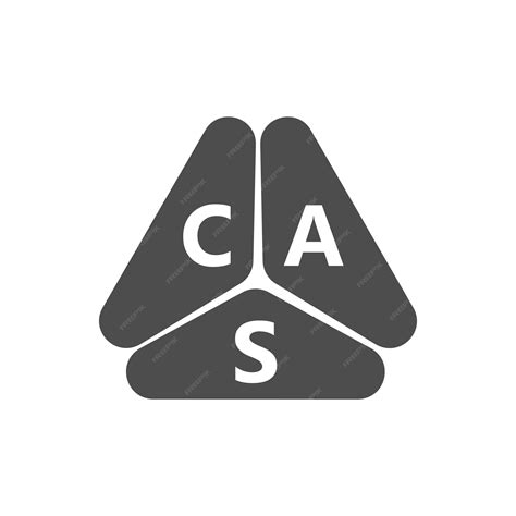 Premium Vector Cas Letter Logo Design On White Background Creative